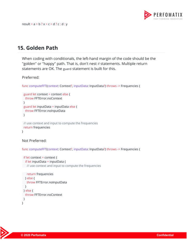 Perfomatix Ios Swift Coding Standards Pdf 
