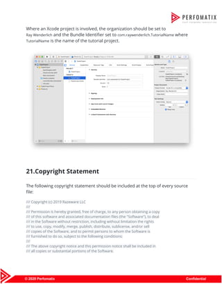 Perfomatix - iOS swift coding standards | PDF