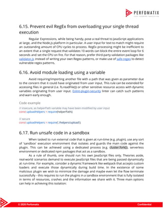 Perfomatix - NodeJS Coding Standards | PDF