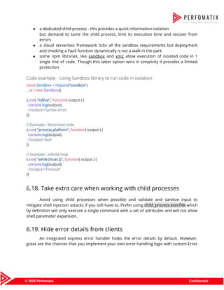 Perfomatix - NodeJS Coding Standards | PDF