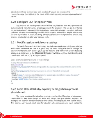 Perfomatix - NodeJS Coding Standards | PDF