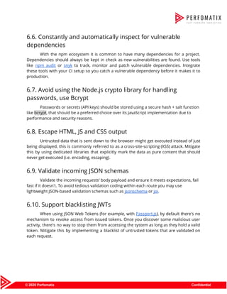 Perfomatix - NodeJS Coding Standards | PDF