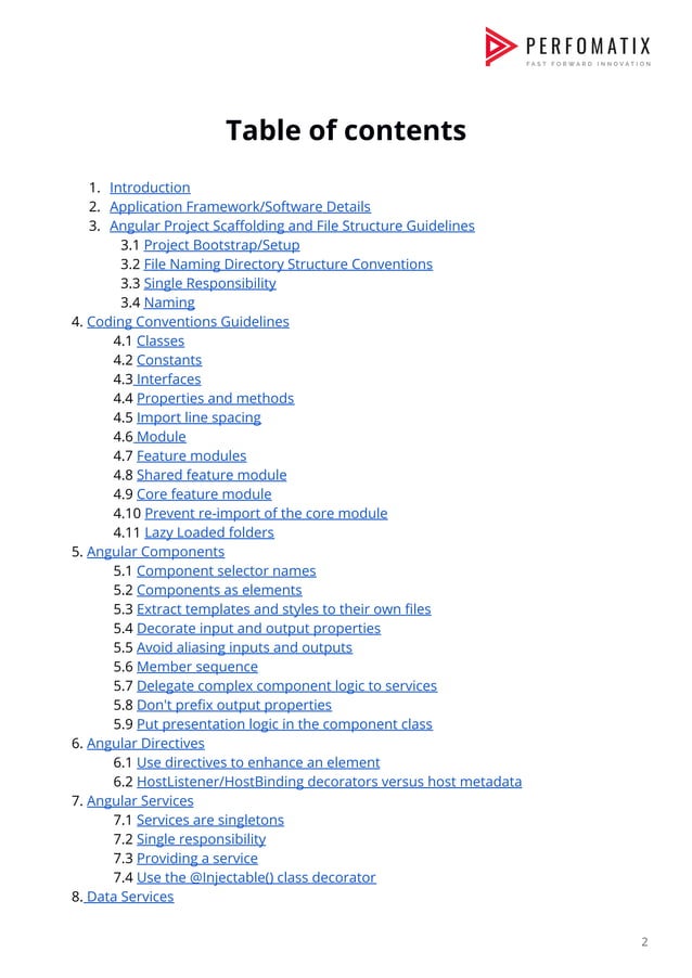 Angular Best Practices Perfomatix Pdf