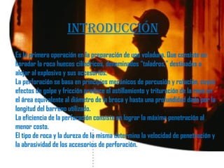 Perforacion y voladura | PPT