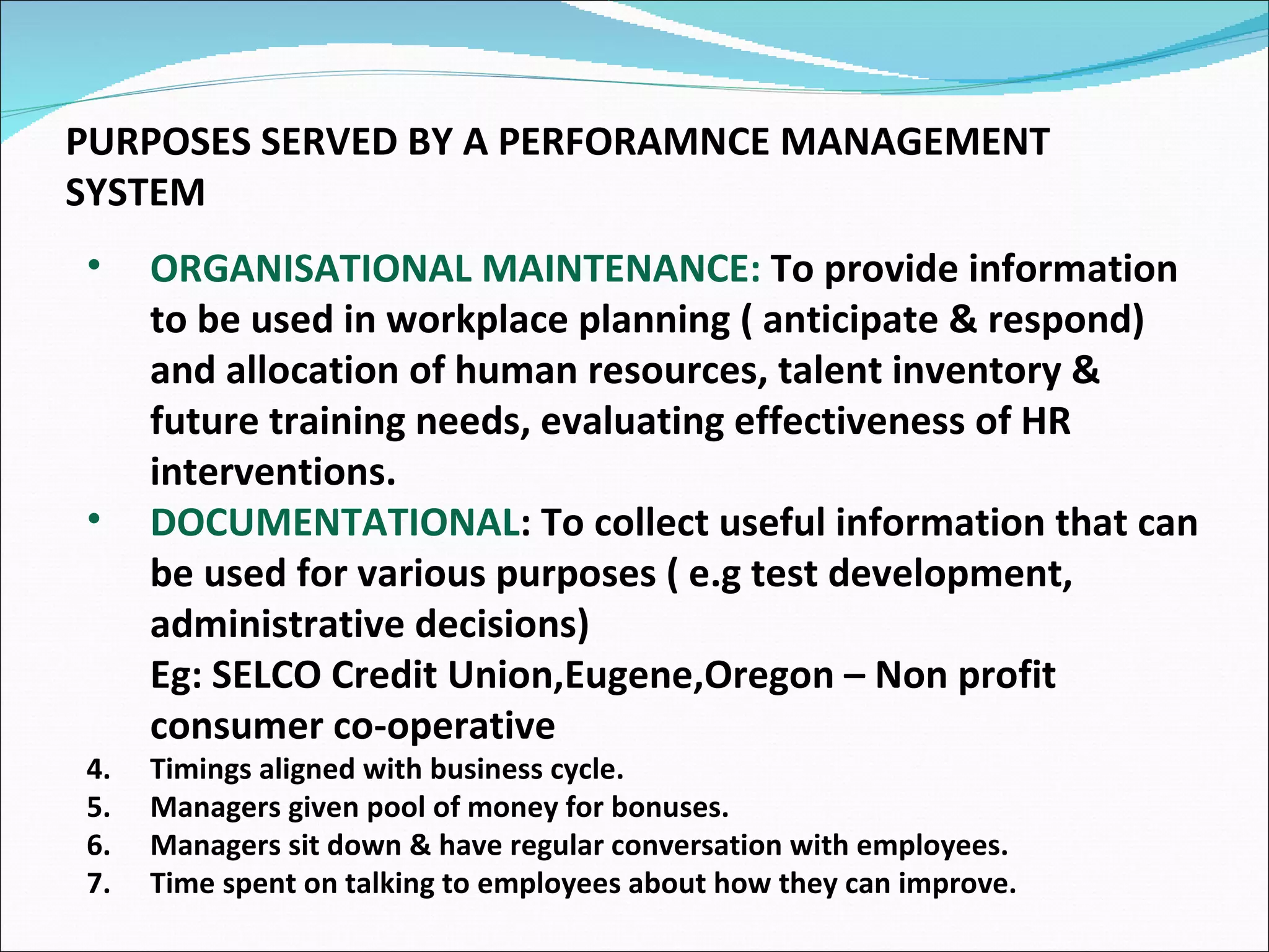 Perforamance management as per VTU Syllabus | PPT