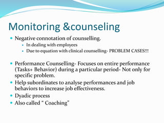 Perforance monitoring and conseling | PPTX