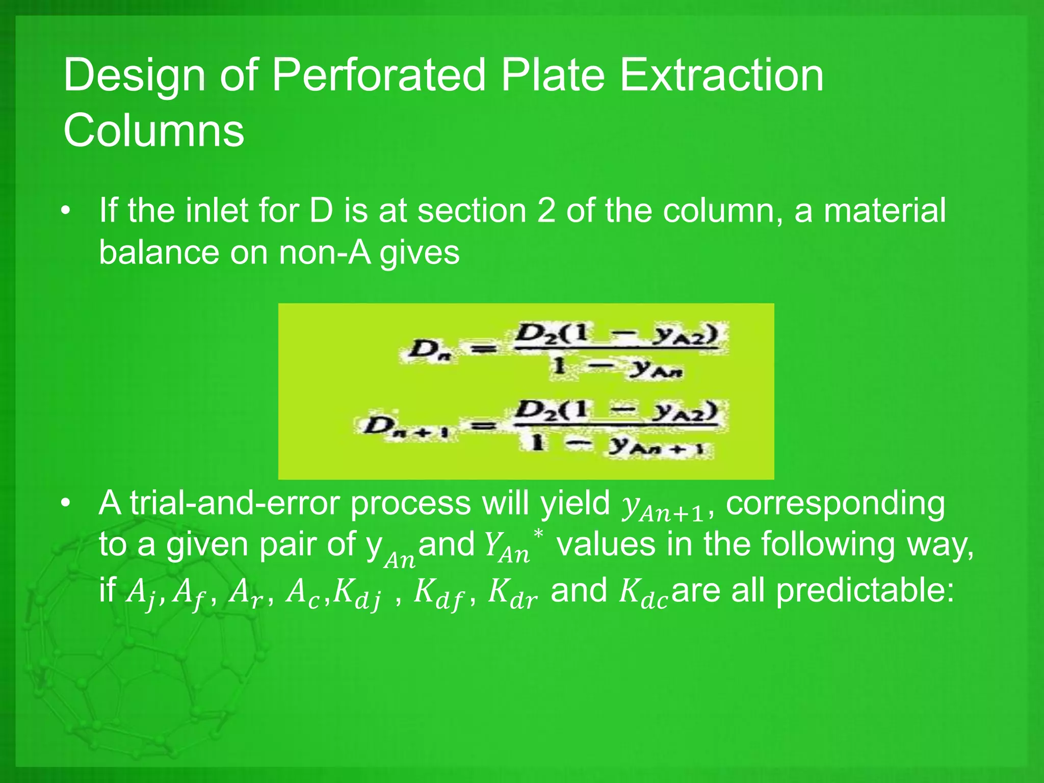 Perforated plate column - LLE Equipment | PPTX
