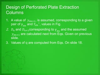 Perforated plate column - LLE Equipment | PPTX