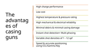 PERFORATING GUN and drilling technique and types of gun | PPT