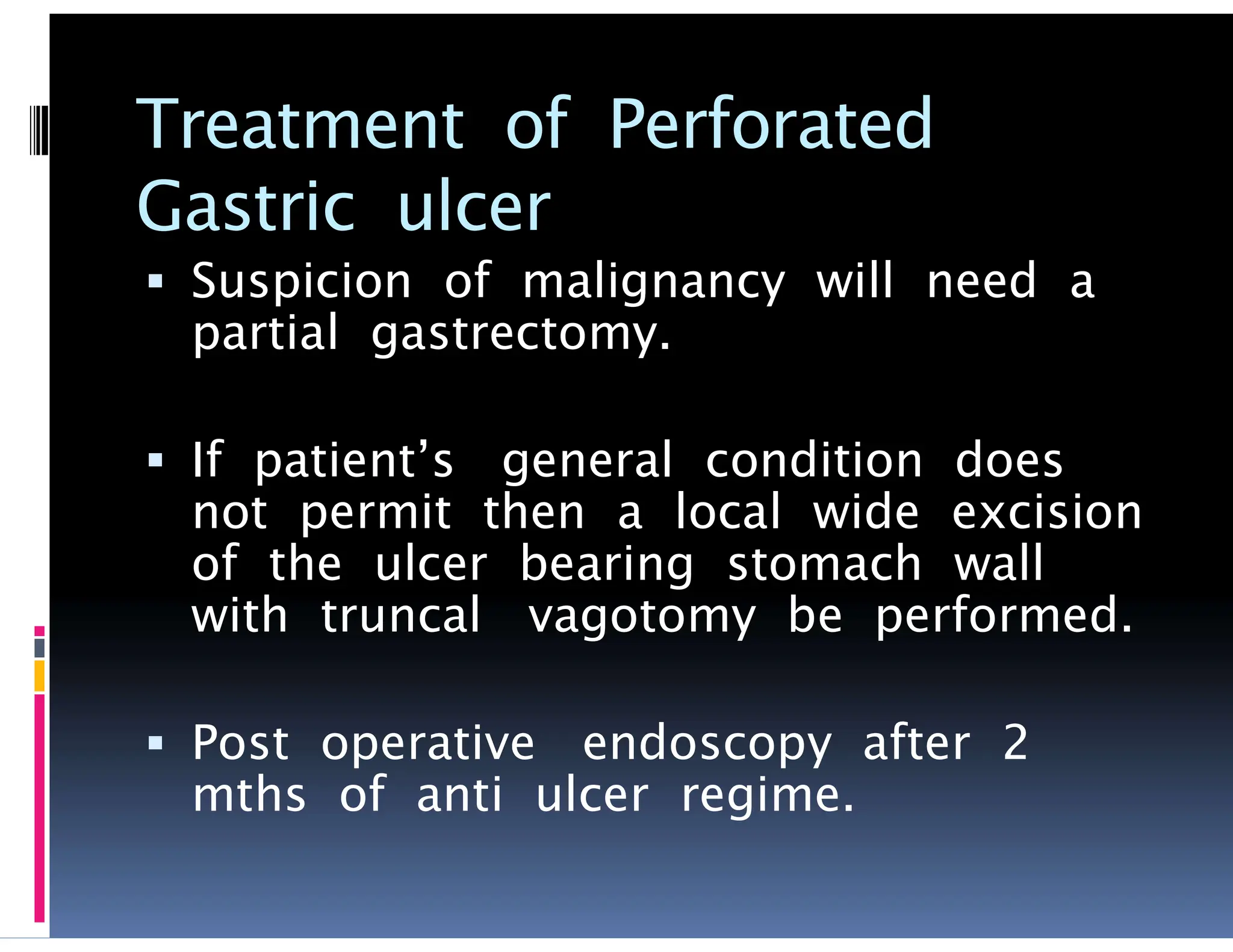 Perforation of Peptic Ulcer - Surgical Approach | PDF