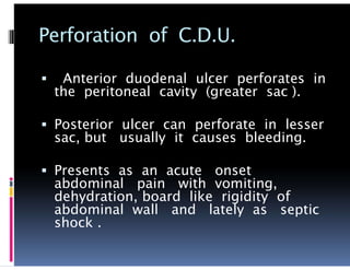 Perforation of Peptic Ulcer - Surgical Approach | PDF | Digestive ...