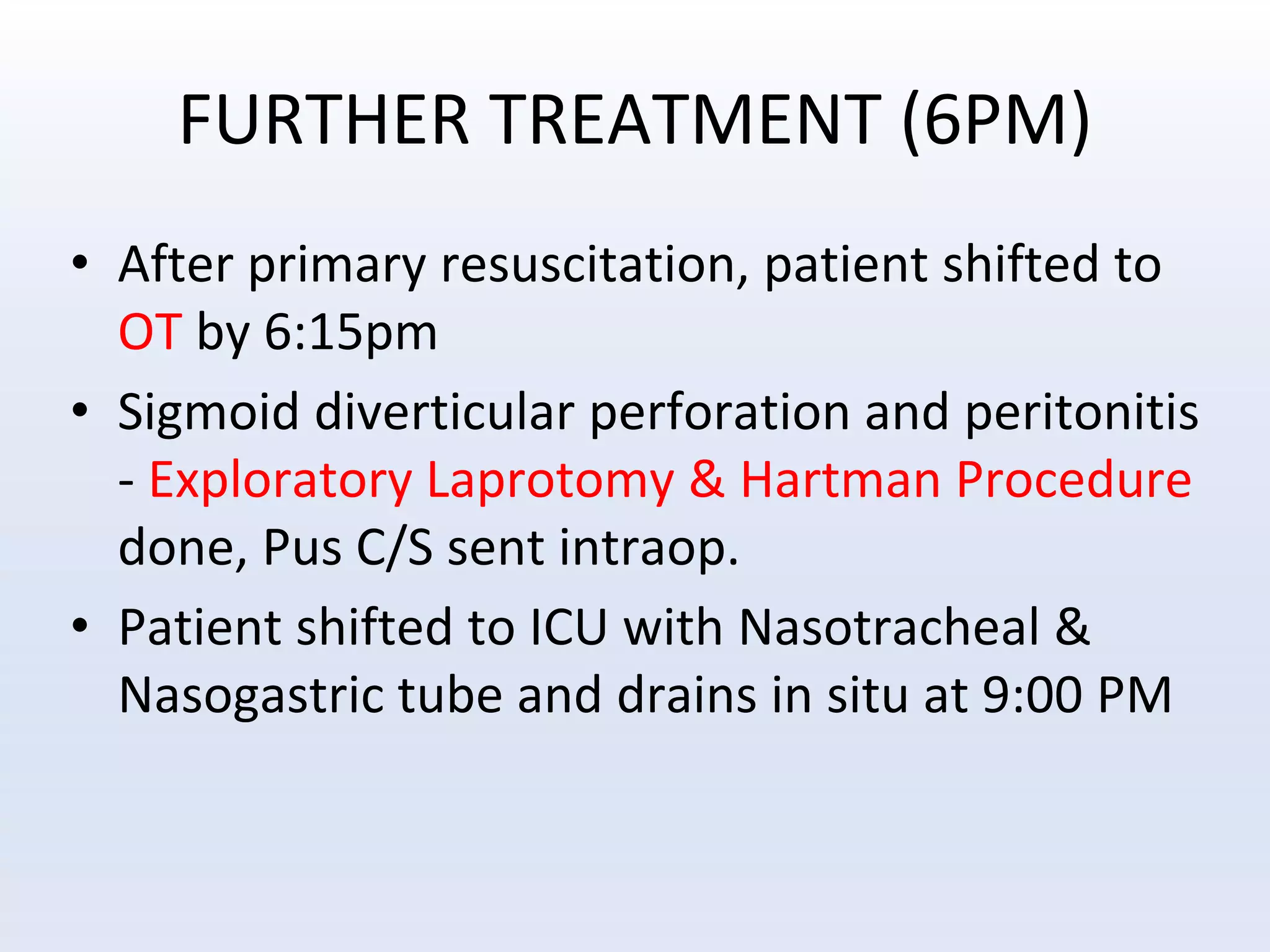 Perforation - Interactive case on Septic Shock | PPT