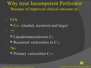 Perforator veins why and how to treat them | PPT