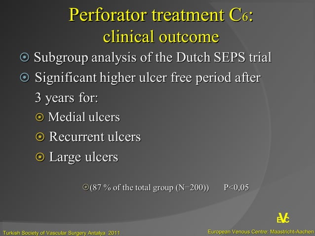 Perforator veins why and how to treat them | PPT | Blood Disorders ...