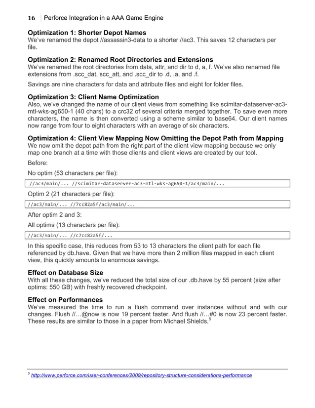 [Ubisoft] Perforce Integration in a AAA Game Engine | PDF