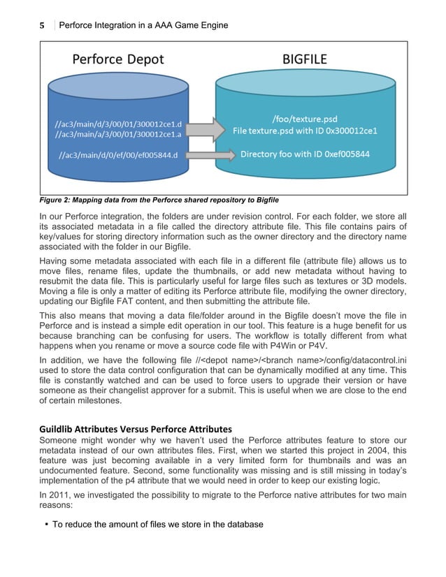 [Ubisoft] Perforce Integration in a AAA Game Engine | PDF