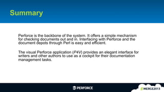 [Mentor Graphics] A Perforce-based Automatic Document Generation System | PDF
