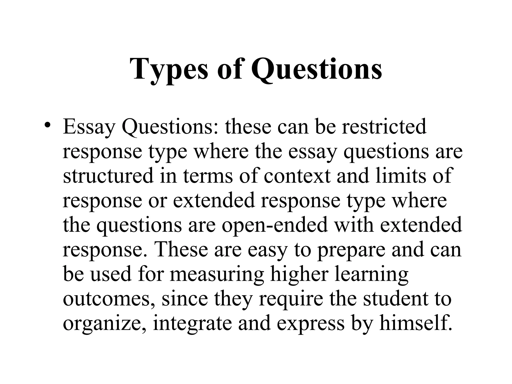 Question Paper Setting | PPT