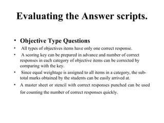 Question Paper Setting | PPT