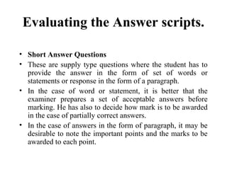 Question Paper Setting | PPT