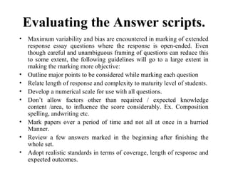 Question Paper Setting | PPT