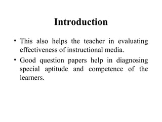 Question Paper Setting | PPT