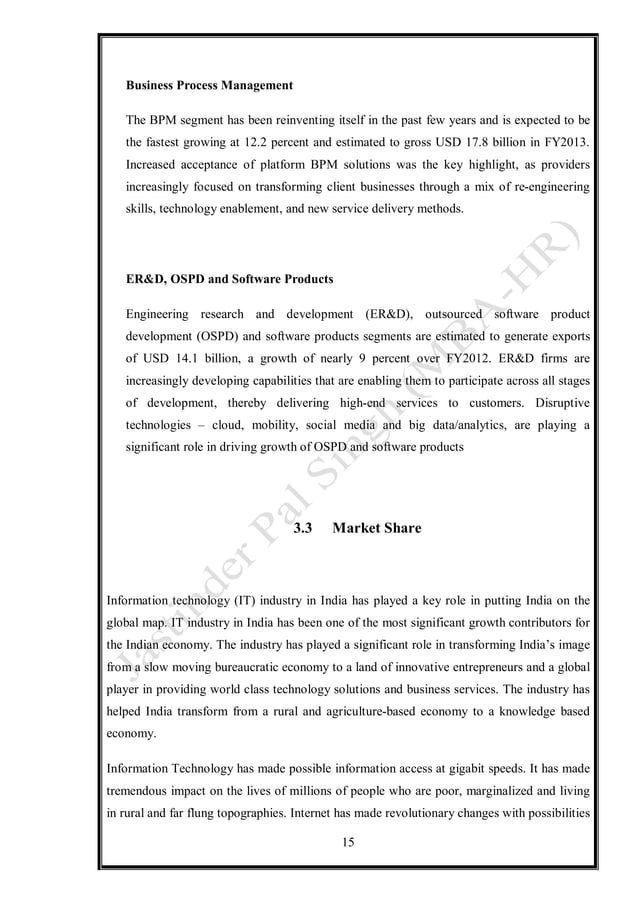 Performance appraisal (MBA summer training project) (Report File) | PDF