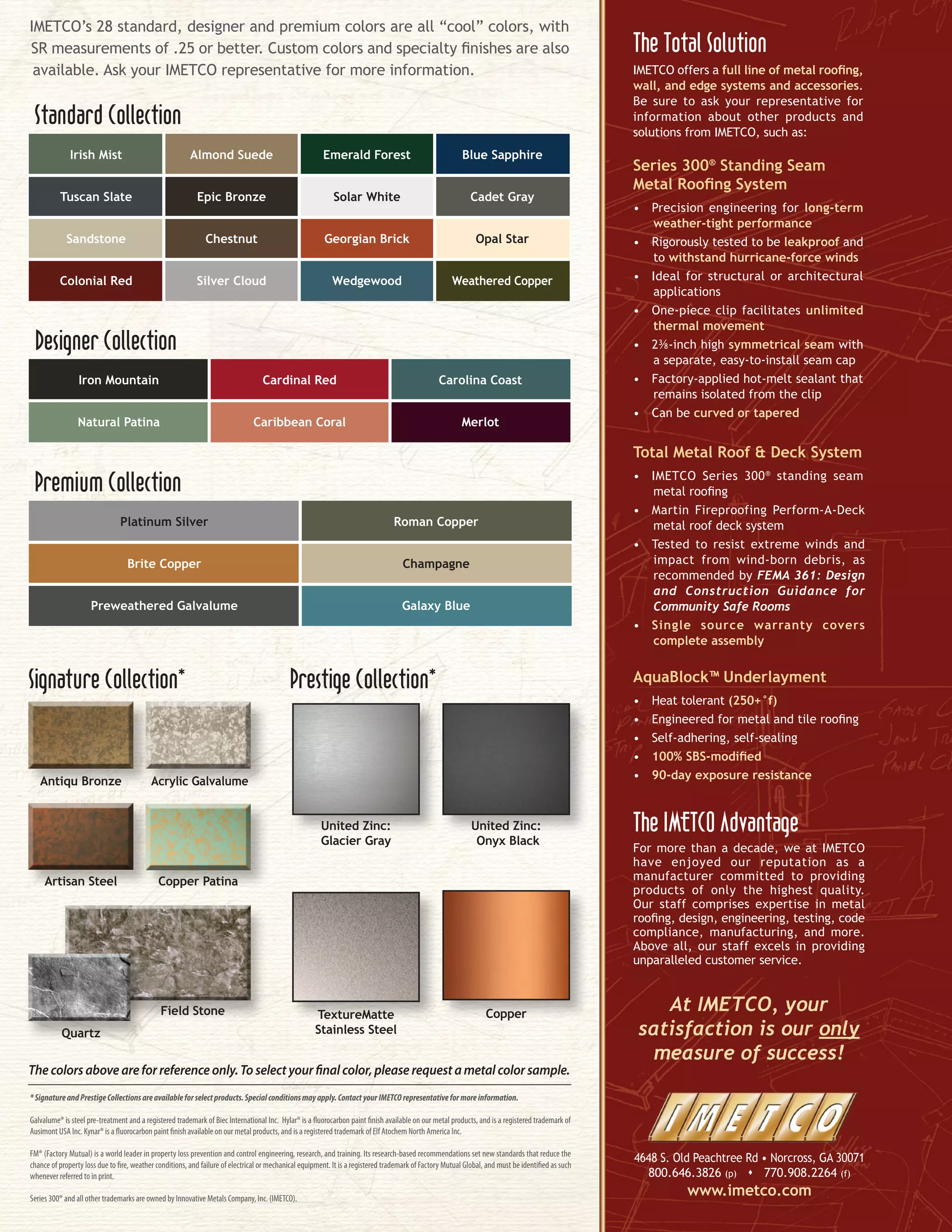 Performa edge metal_fascia_and_coping_from_imetco-brochure | PDF