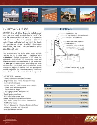 Performa edge metal_fascia_and_coping_from_imetco-brochure | PDF