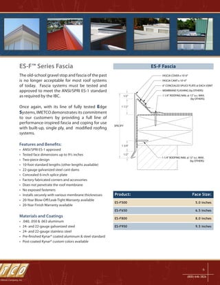 Performa edge metal_fascia_and_coping_from_imetco-brochure | PDF