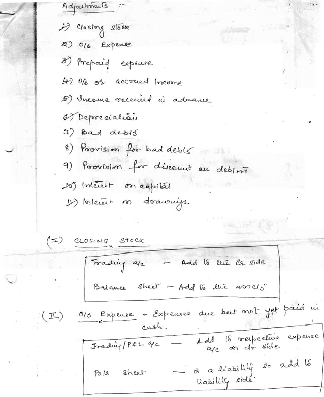 Performa For Adjustments1 | PDF