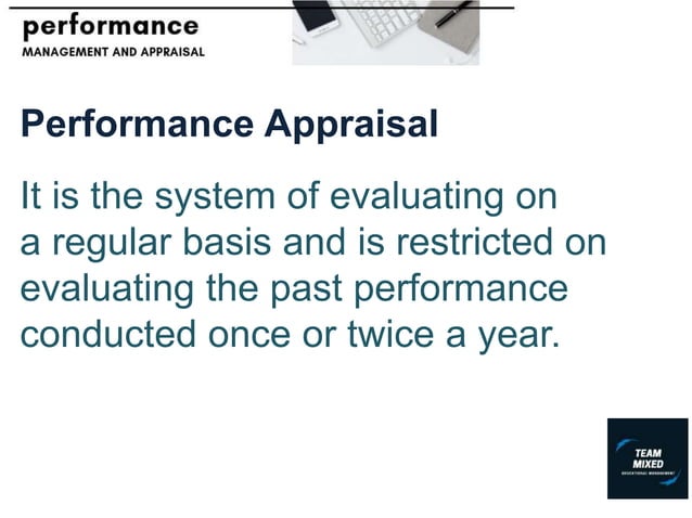 Performance Management and Appraisal | PPTX