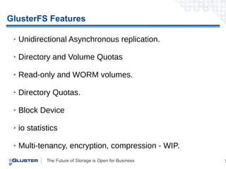 Performance characterization in large distributed file system with gluster fs | PPT