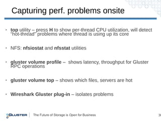 Performance characterization in large distributed file system with gluster fs | PPT