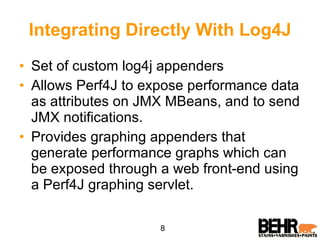 Performance Analysis and Monitoring with Perf4j | PPT