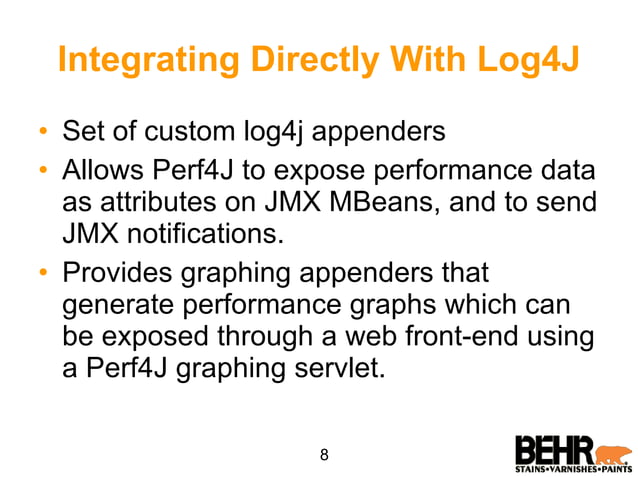 Performance Analysis and Monitoring with Perf4j | PPT