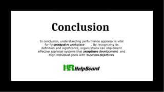 Performance-appraisal-meaning. , Types of Appraisal Methods | PPTX