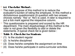 Performance appraisal approaches | PPT