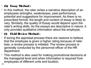 Performance appraisal approaches | PPT