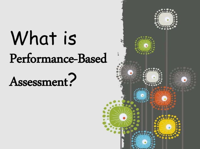 Performance-based Assessment