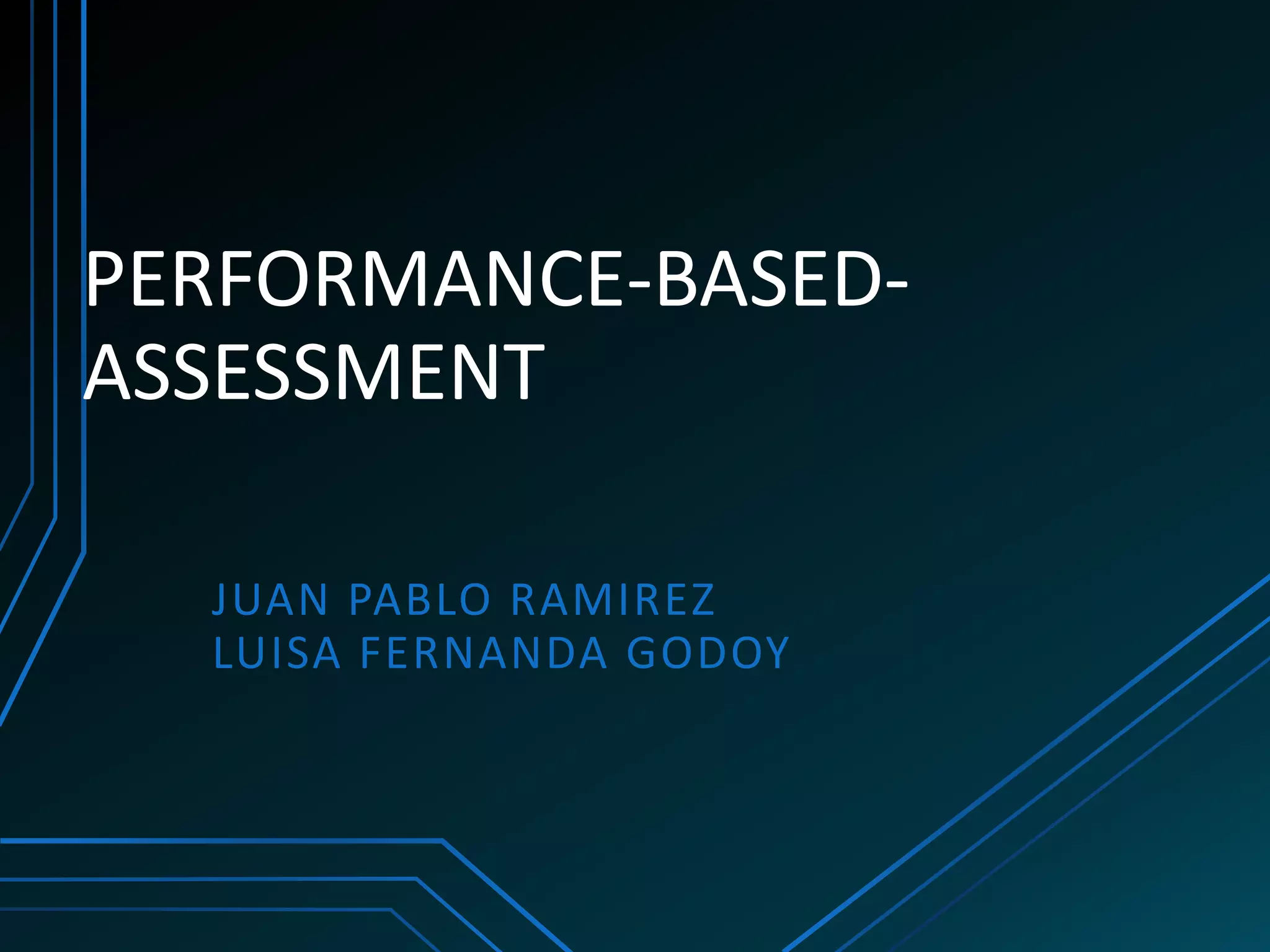 Performance based-assessment | PPT