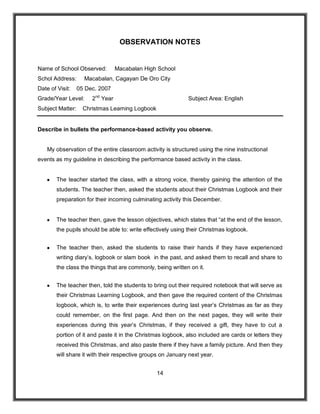 Process based Performance Based Assessment | PDF