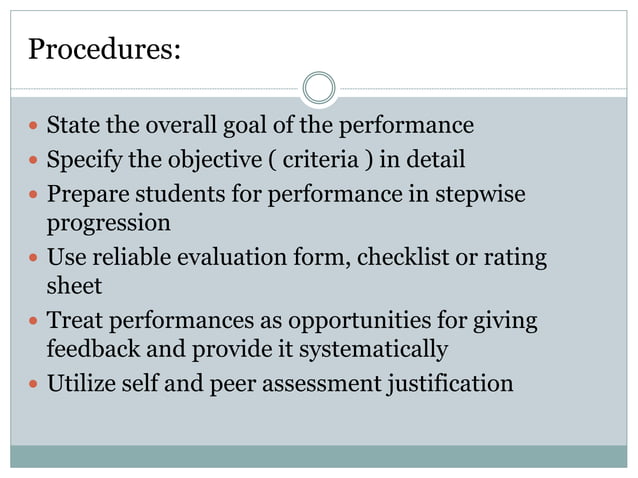 Performance Based assessment | PPT