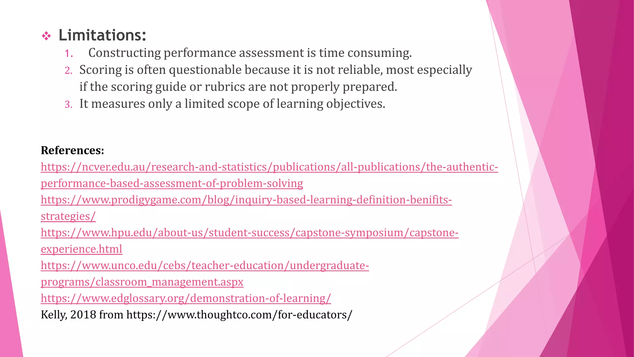 Performance based assessment | PPTX