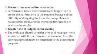 Performance based assessment | PPTX