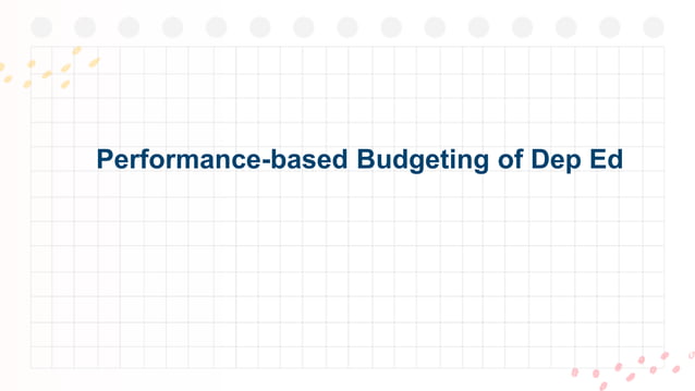 Performance-Based Budgeting.pptx | Business Accounting & Finance | Business