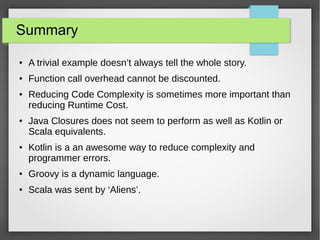 Performance Comparison JVM Languages | PPT