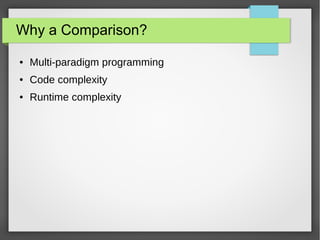 Performance Comparison JVM Languages | PPT