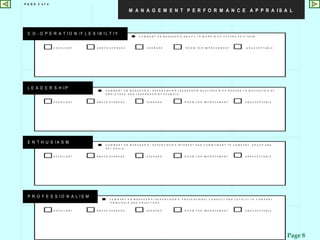 PERFORMANCE EVALUATION POWERPOINT | PPT