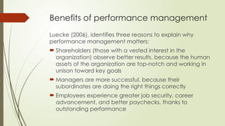 Performance Management -- An Introdution | PPT